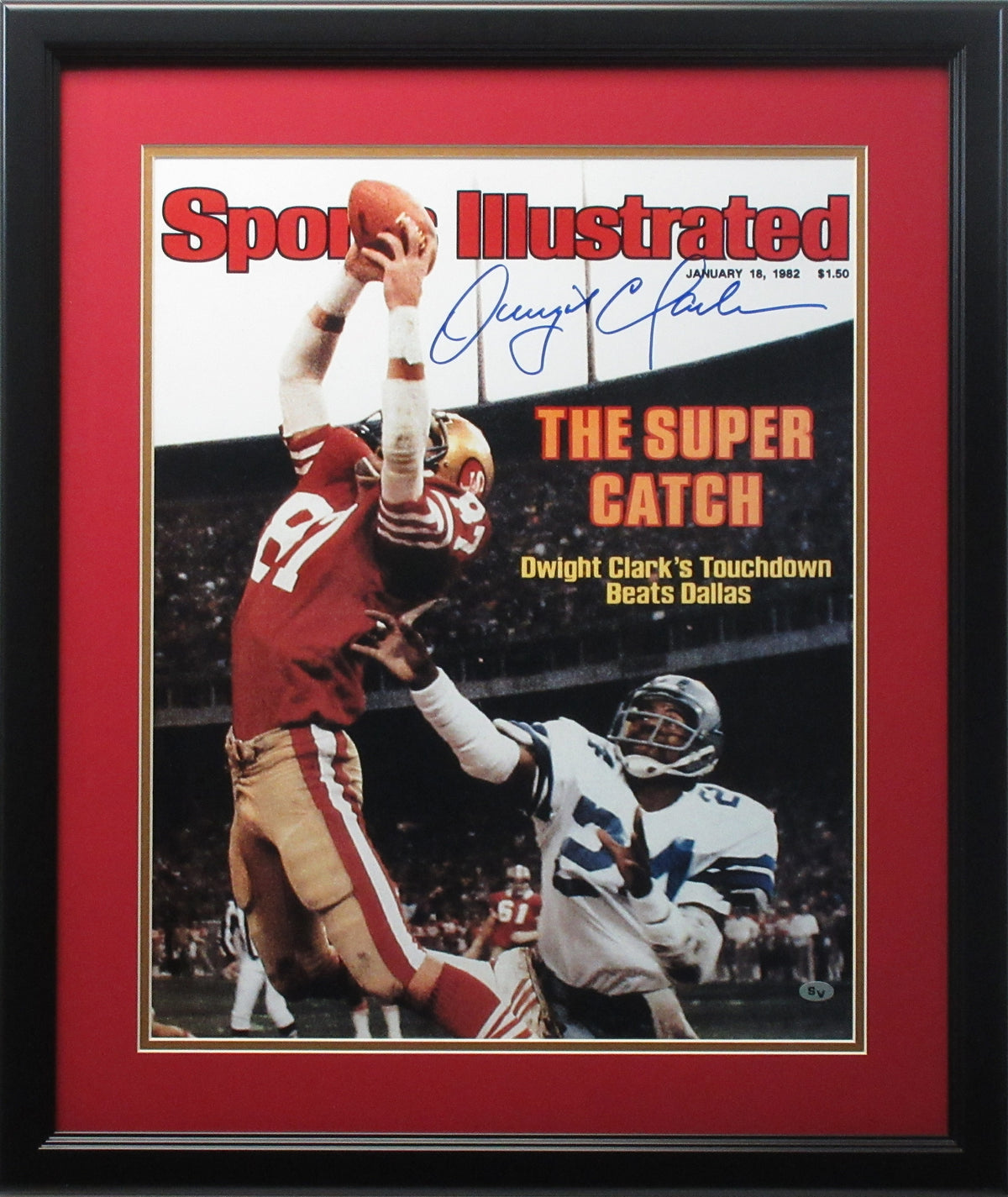 Dwight Clark San Francisco 49ers Autographed 16x20 "SI Cover Catch" Ph ...
