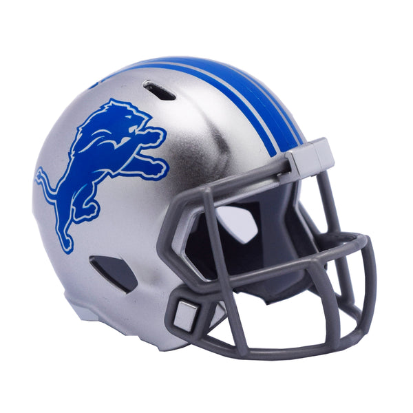 Detroit Lions Riddell Speed Pocket Pro Football Helmet - Sports Vault Shop