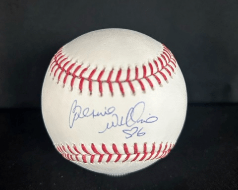 Bernie Williams New York Yankees Autographed Baseball - Sports Vault Shop