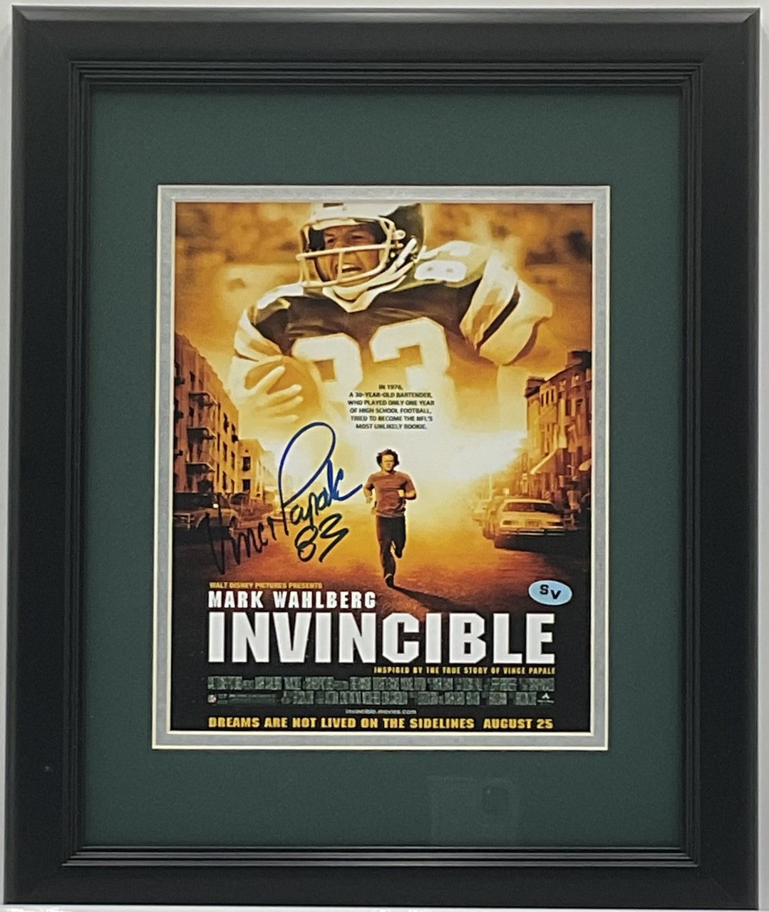 Vince Papale Philadelphia Eagles Autographed 8x10 "Invincible" Photo F ...